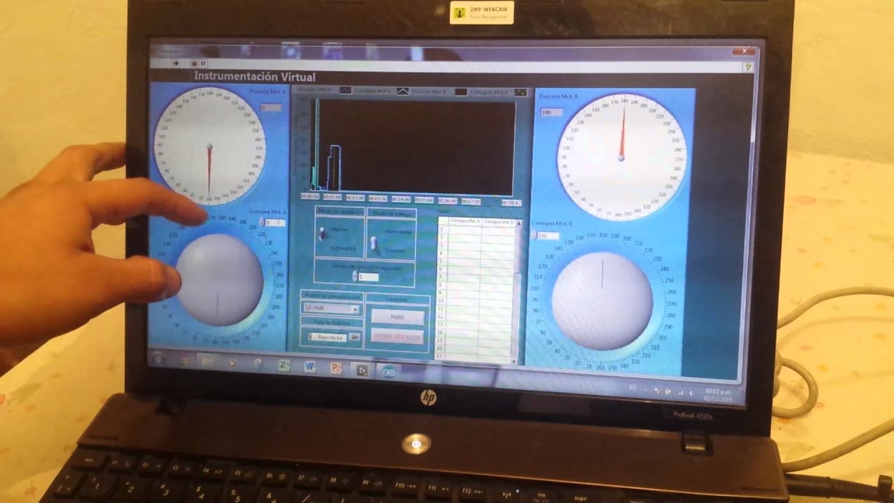 Proyecto de instrumentación virtual, ITA28, UTEQ. - YouTube
