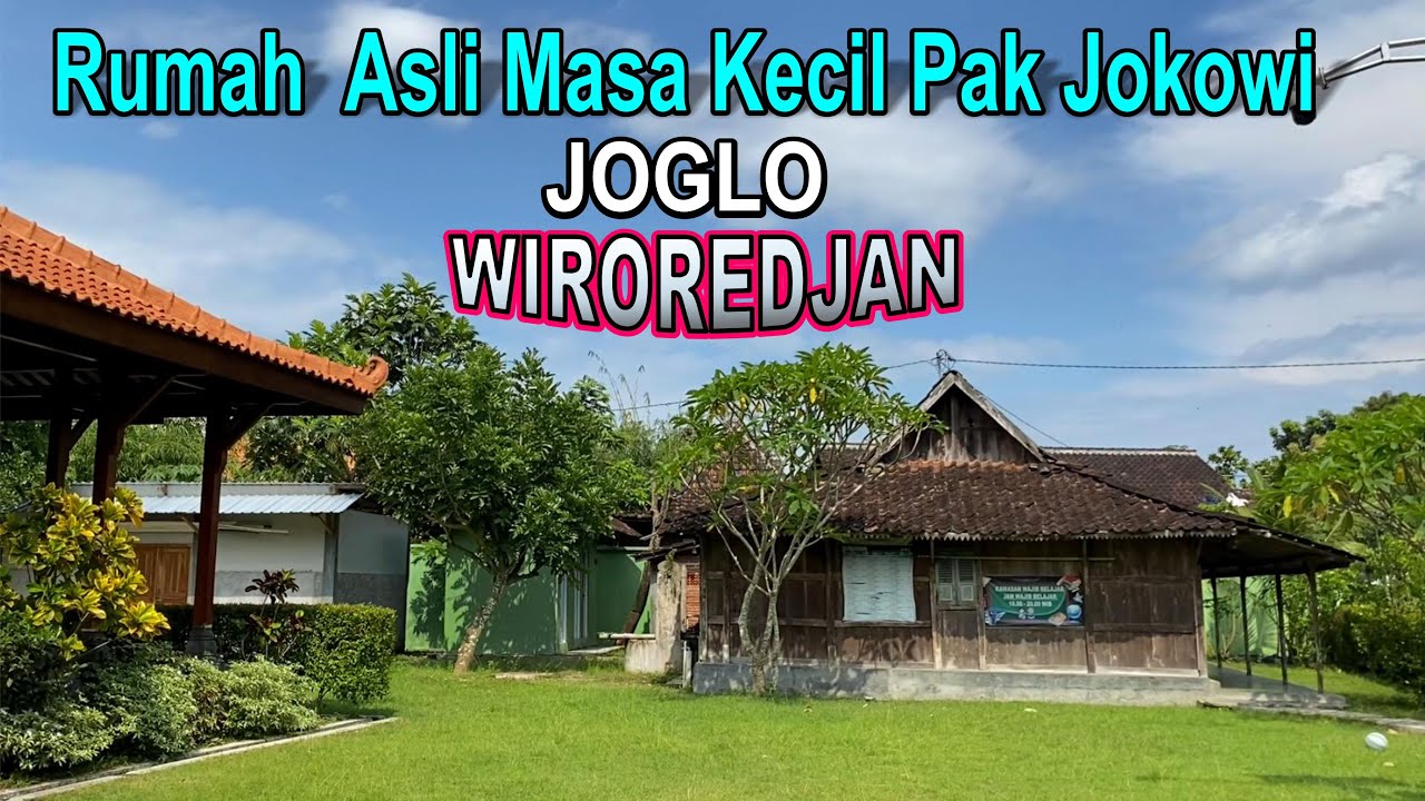 Mampir ke Rumah Asli Masa Kecil Pak Jokowi ..... Joglo Wiroredjan ...