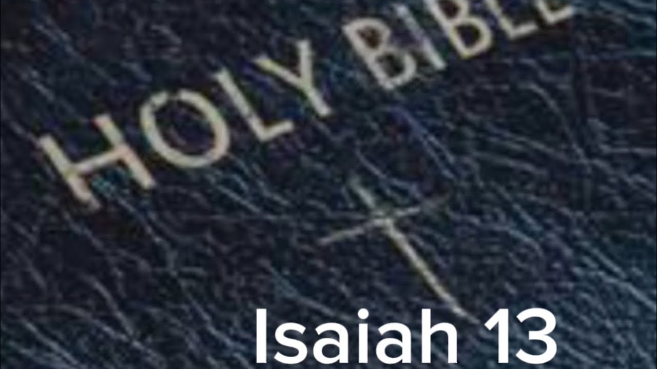 Isaiah 13 (NIV) The Audio Bible - YouTube