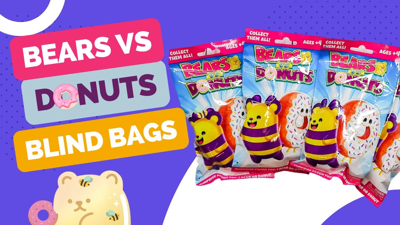 Bears vs Donuts Blind Bags (Cats vs Pickles) | Mystery Blind Bags | Toy Unboxing - YouTube
