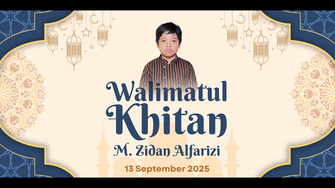 LIVE ZANZIBAR KHITAN ANANDA MUHAMMAD ZIDAN AL FARIZI - YouTube