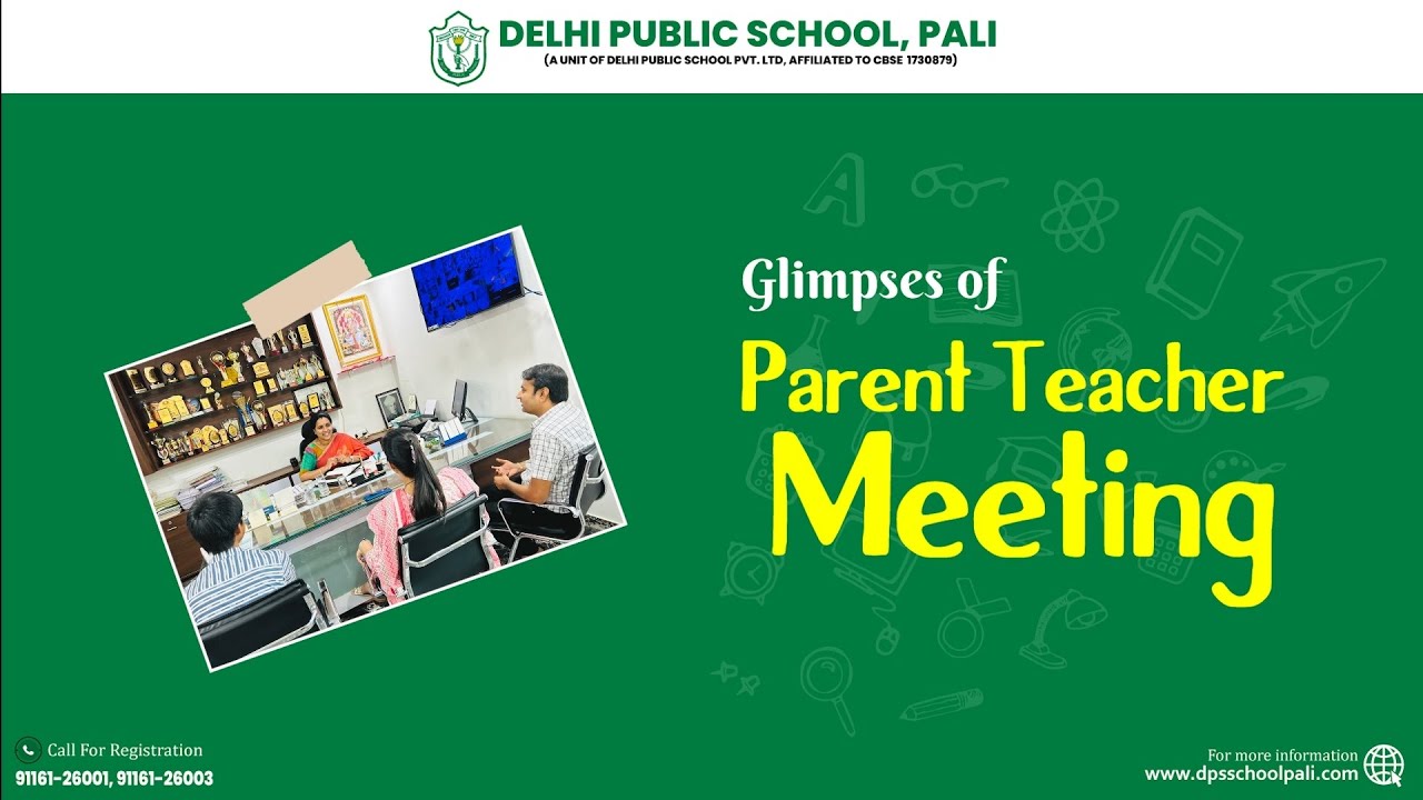 Parent Teacher Meeting 2024 - Grade Ist to XIIth - DPS PALI - YouTube