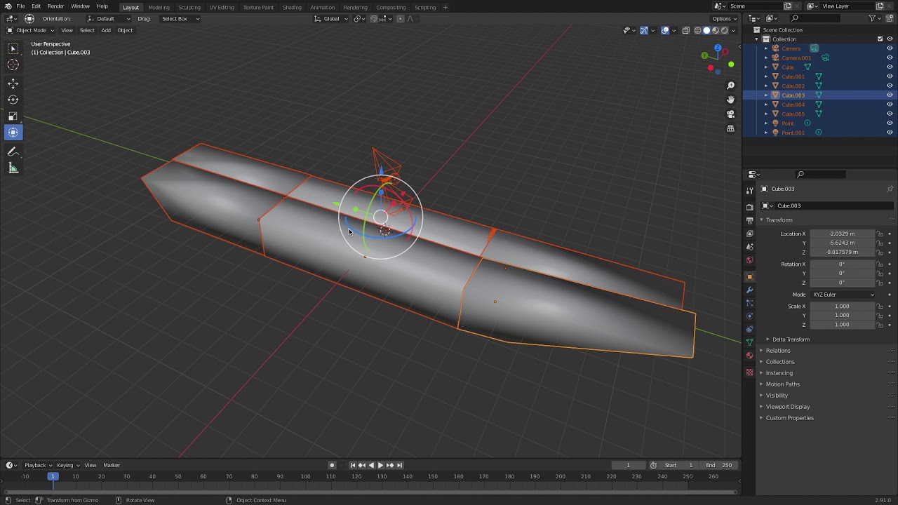 Basic structure of a ship/aircraft carrier On Blender - YouTube