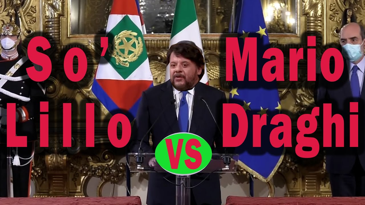 So' Lillo Vs Mario Draghi | LOL - Chi ride è fuori | Meme - YouTube