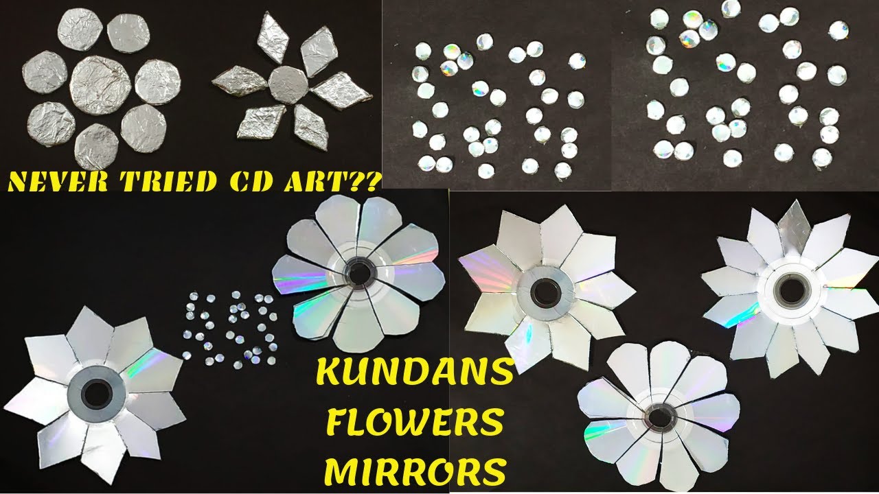 Best Use of Old CDs to make 3 different & Easy CD crafts-Kundan's ...