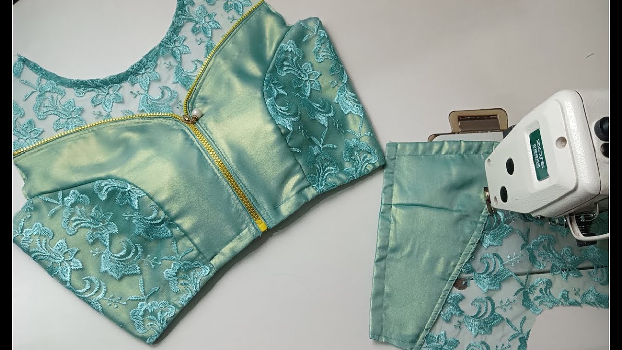 Transparent Blouse Design | Transparent Net Model Blouse | Net ...