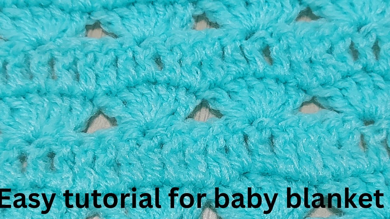 Easy tutorial for baby blanket and much more - YouTube