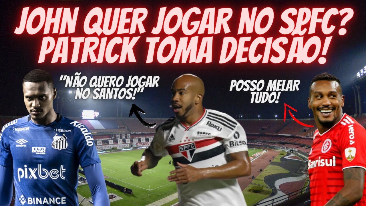ATENÇÃO: PABLO MAIA FICA NO SPFC! PATRICK E INTER PODE "MELAR" TROCA ...