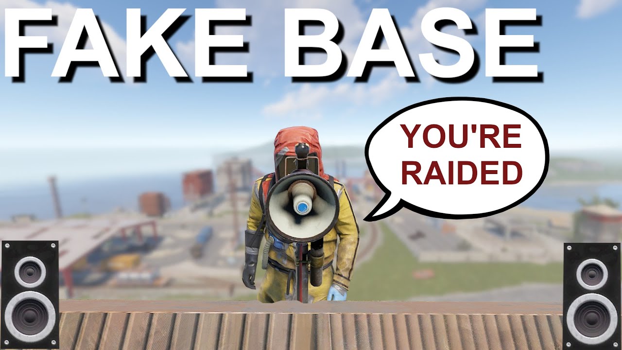 Tricking a CLAN To RAID a FAKE BASE? -Rust - YouTube