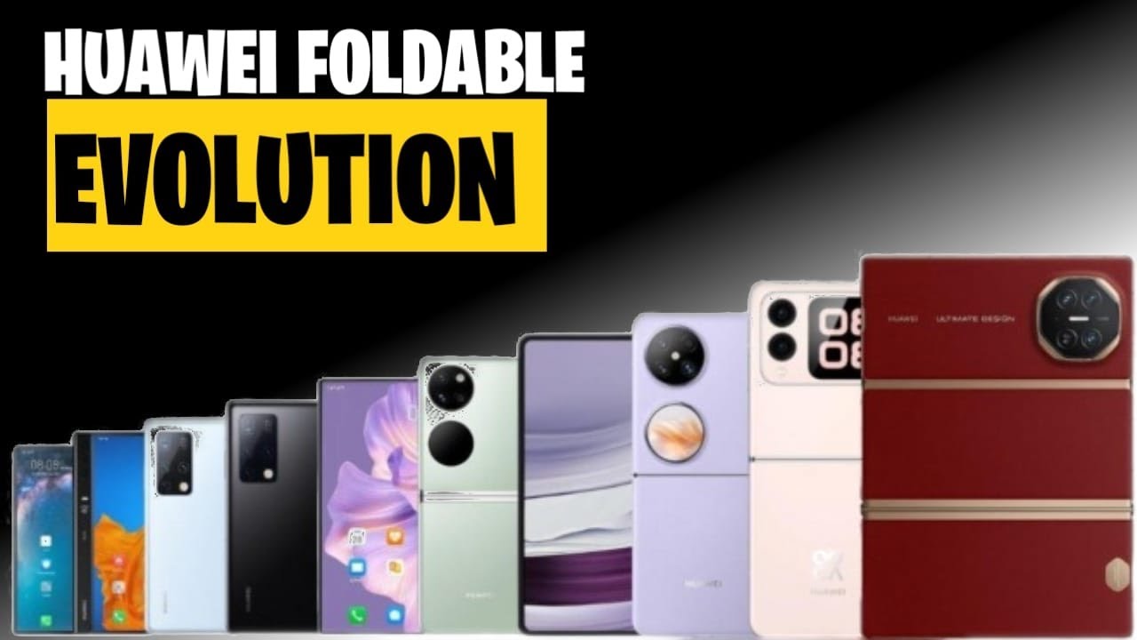 Evolution Huawei Foldable Phones - YouTube