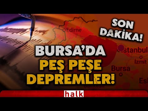 SON DAKİKA! Bursa'da 4,2 büyüklüğünde yeni deprem! Tüm Marmara tetikte!