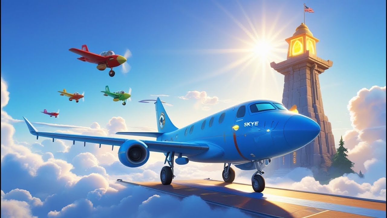 Superhero Jet Plane Skyes Adventure! - YouTube