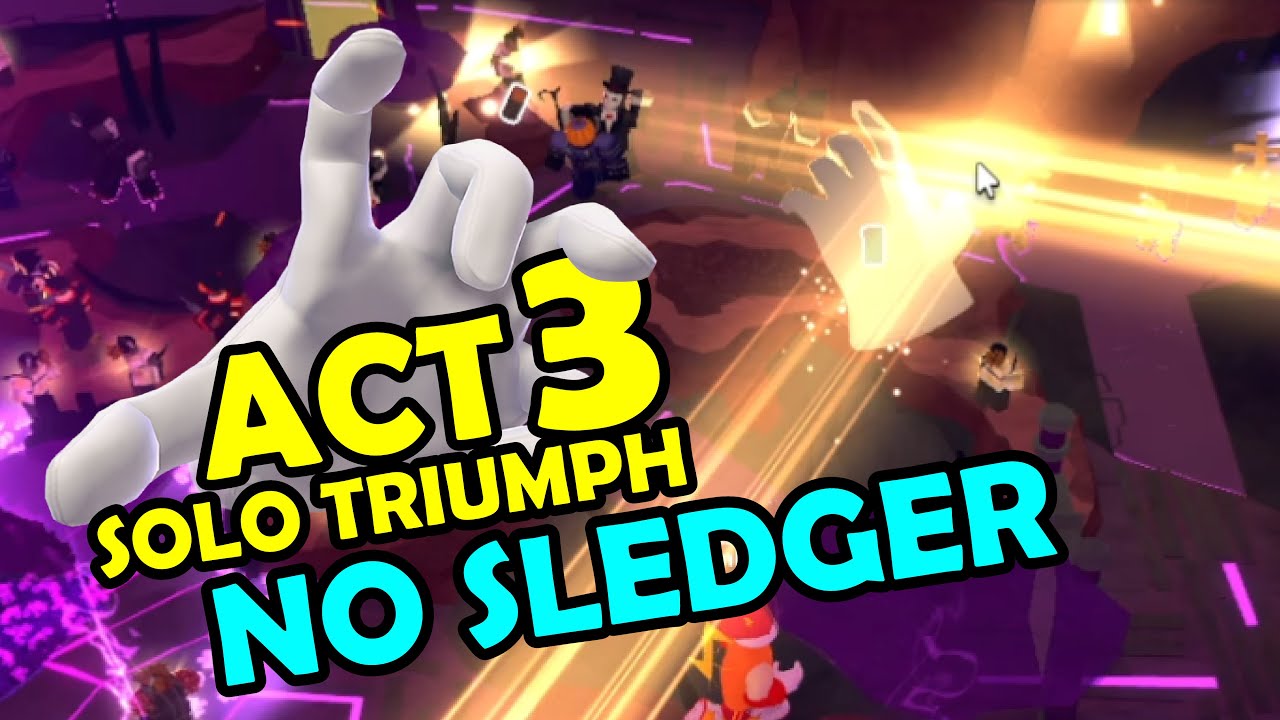 tds act 3 triumph SOLO halloween 2023 tds - tower defense simulator ...