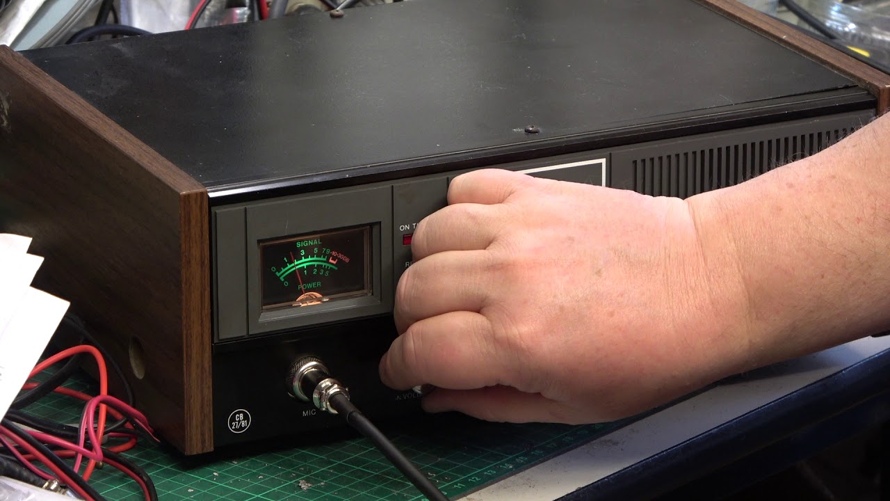 York CBS869 UK CB27/81 CB radio (base station) - On The Air test - YouTube
