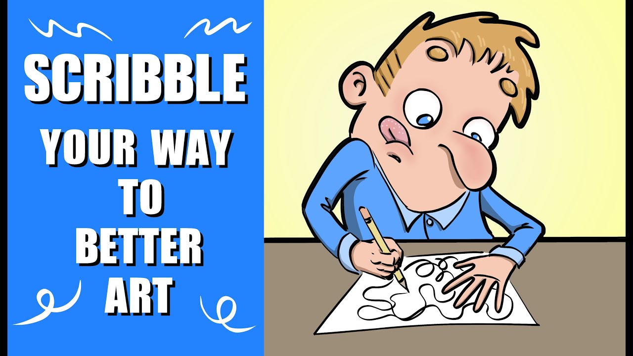 Unlock Your Creativity with the Scribble Technique | Easy Drawing ...