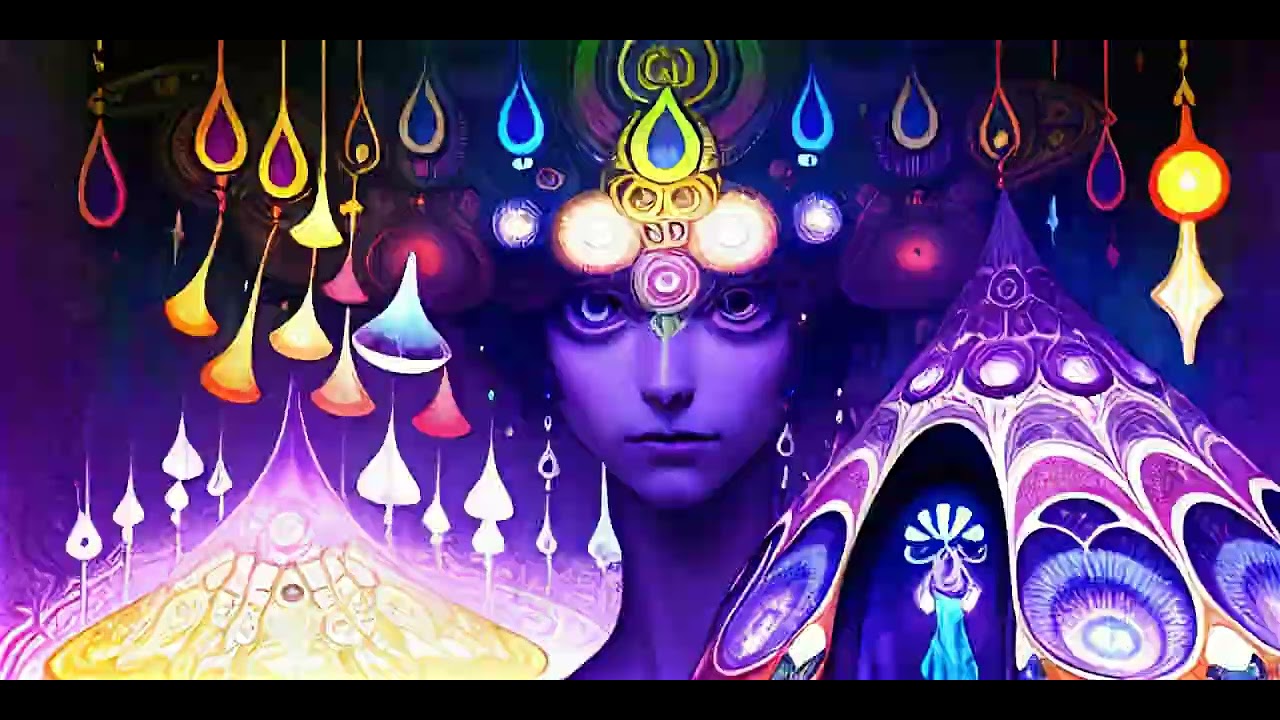 psychedelic Trippy surrealist 2d ai video music animation deforum ...