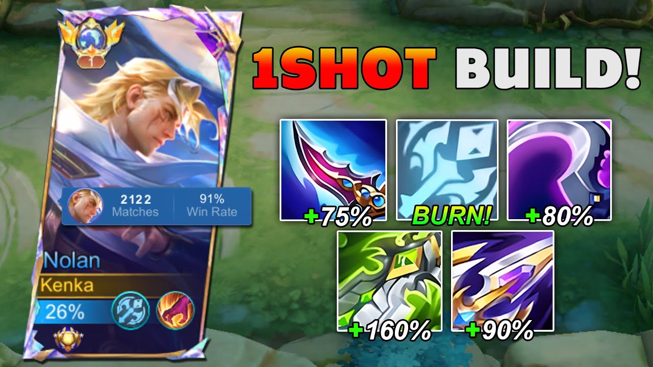 BEST NOLAN BRUTAL ONE SHOT BUILD AND EMBLEM FOR SOLO RANK 2024 ...