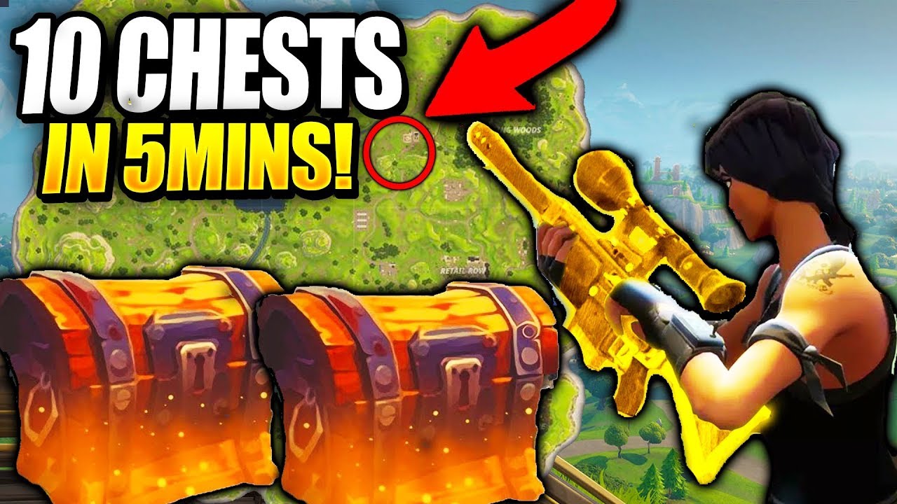 10+ LOOT CHESTS IN THE MATTER OF SECONDS/NEW BEST LOOT ROUTE (FORTNITE ...