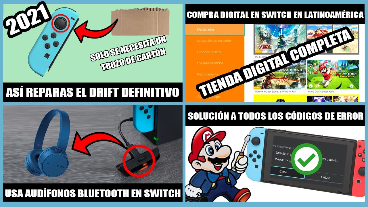 ¿CÓMO SOLUCIONAR todos los PROBLEMAS y ERRORES de tu Nintendo Switch en ...