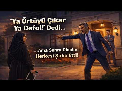 “Ya Örtüyü Çıkar Ya Defol!” Dedi… #ibretlikhikayeler#hikaye#tesettür#iman#keşfet#shorts#dinihikaye