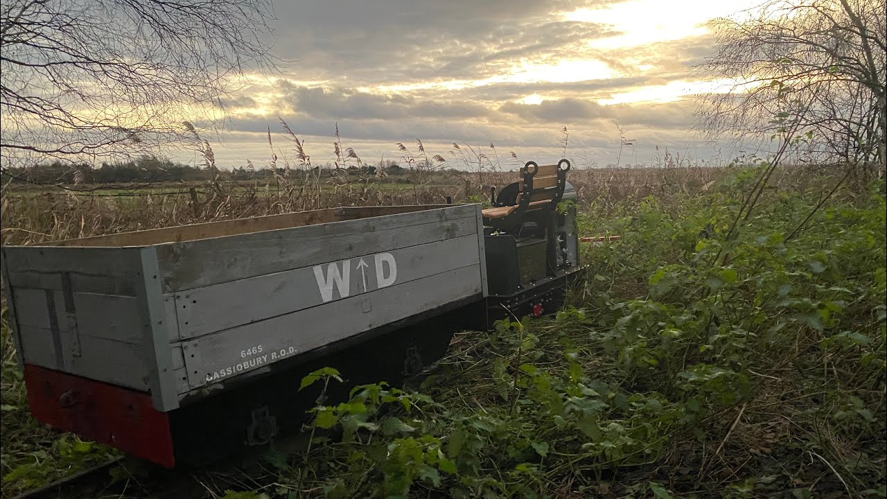 Railway work day and using the new CMD Engineering lamp | driving the ...