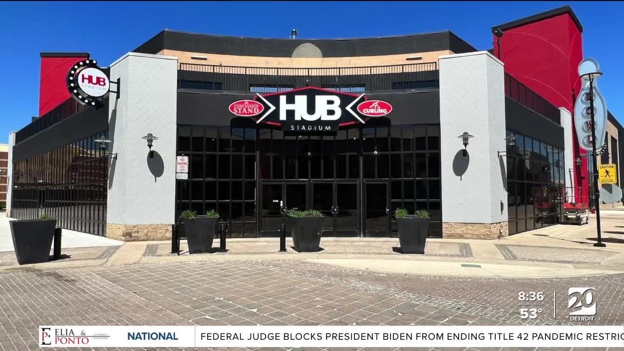 HUB Stadium opens in Novi with football bowling, axe throwing and ...
