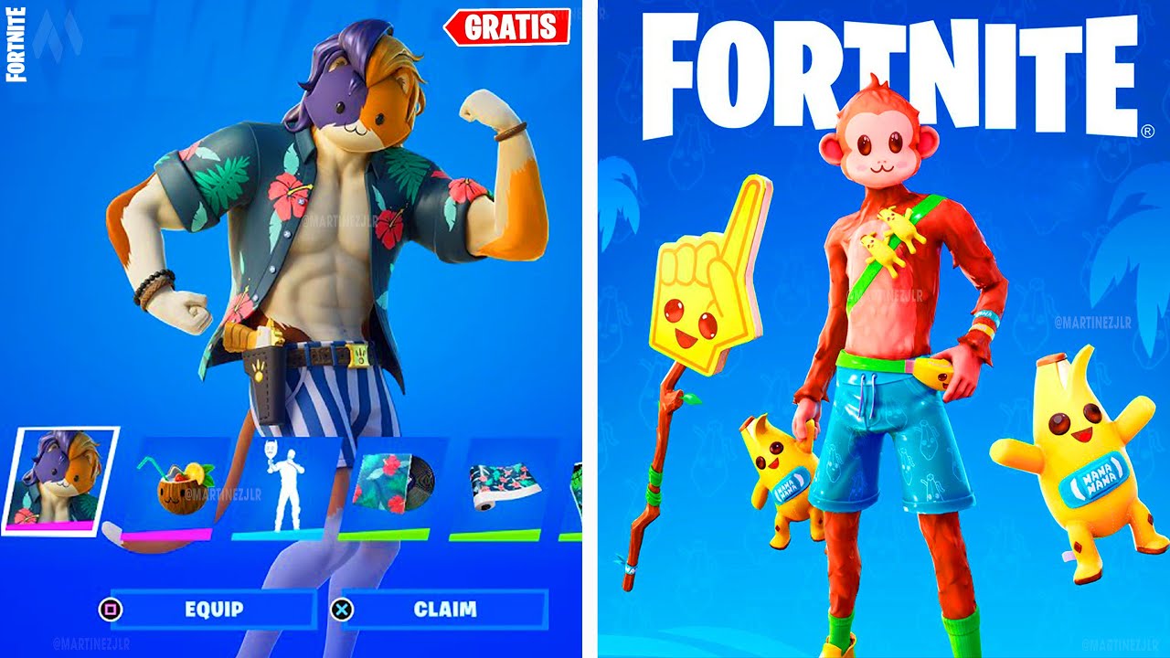 *NUEVA* SKIN de MONO + NUEVAS RECOMPENSAS de VERANO en FORTNITE, GRATIS ...