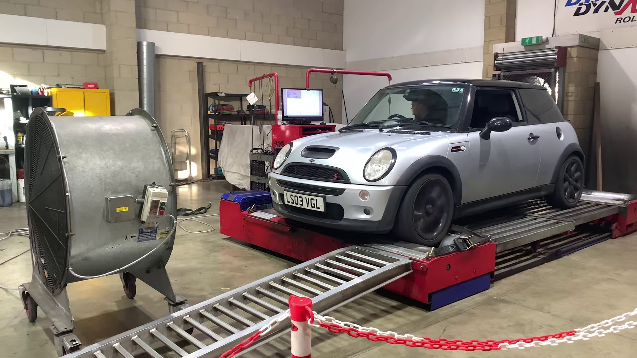 R53 Mini Cooper S Dyno Run 176.8 BHP - YouTube