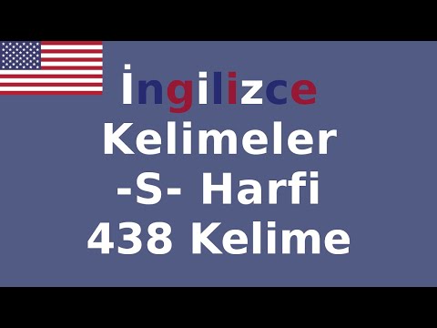 S Harfi ile Başlayan İngilizce Kelimeler (438 Kelime)