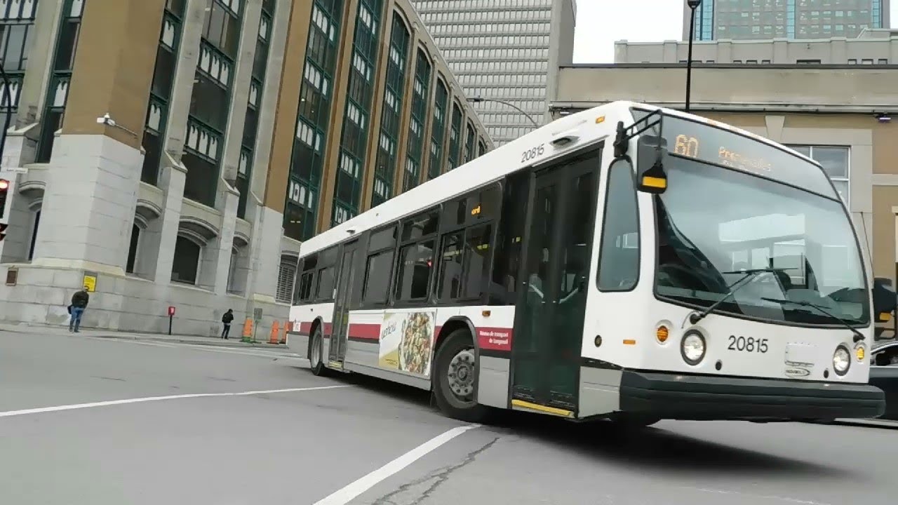 OLDER LONGUEIUL QC RTL BUSES IN MONTREAL / MAY 2019 - YouTube