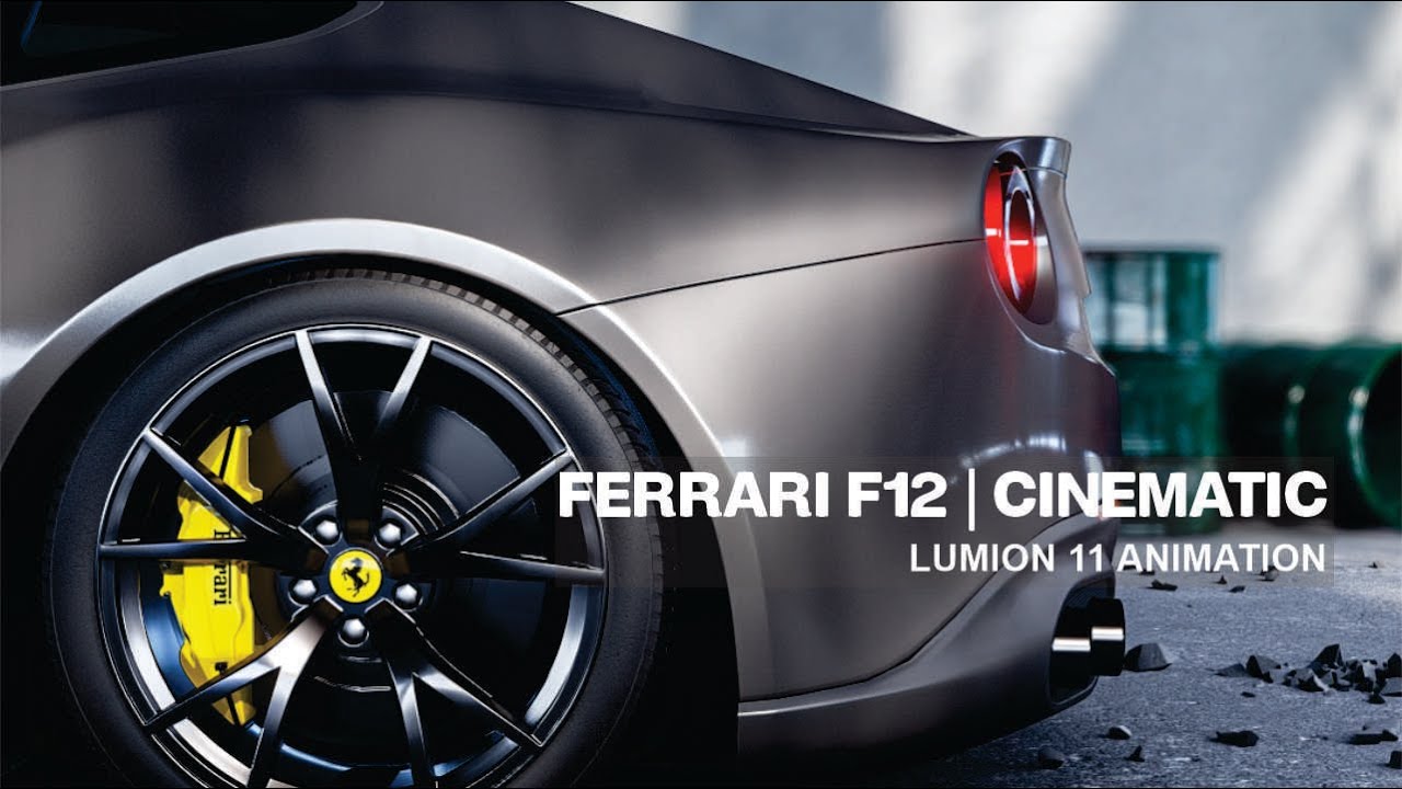 Ferrari F12 Cinematic | Lumion 11 Animation - YouTube