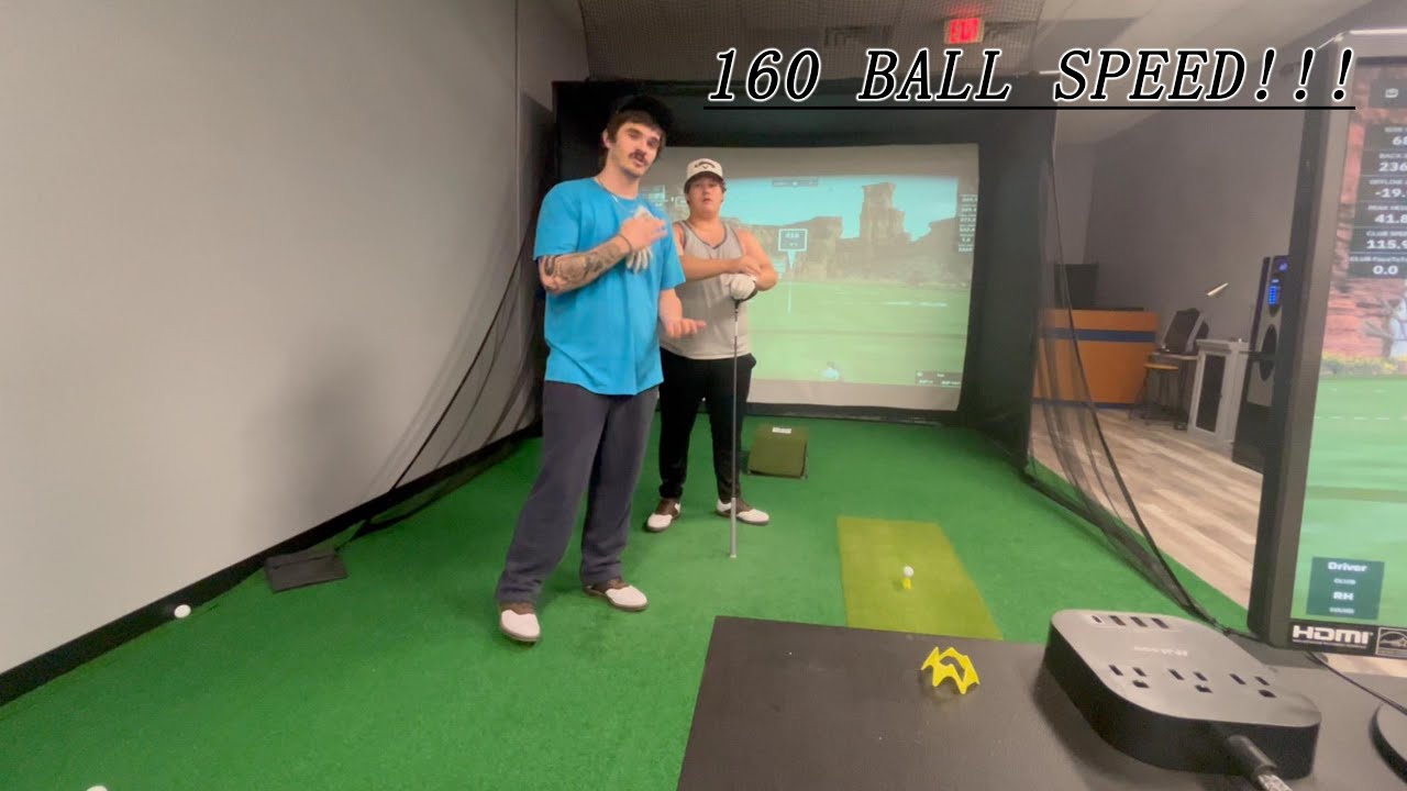 Amateurs hitting 150+ ball speed (Simulator) - YouTube
