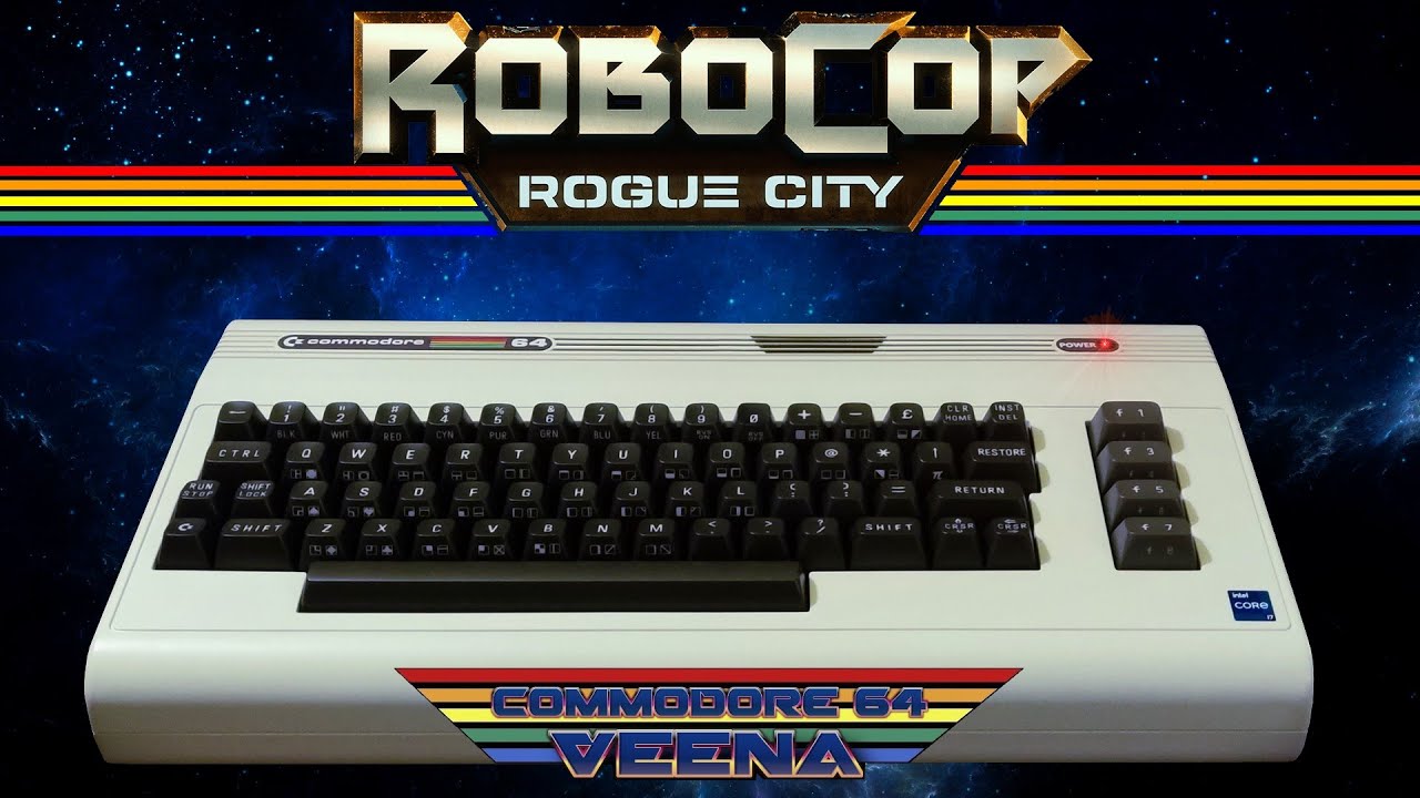Robocop 1988 (C64) & Robocop Rogue City on my Commodore 64 VEENA - The ...