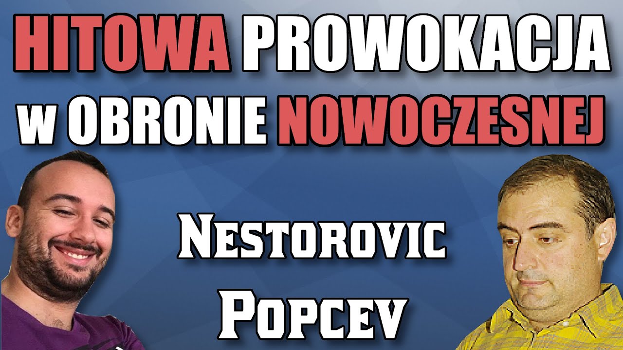 HIT SZACHOWEJ PROWOKACJI i TAKTYKI! || Nikola Nestorovic vs Milko ...