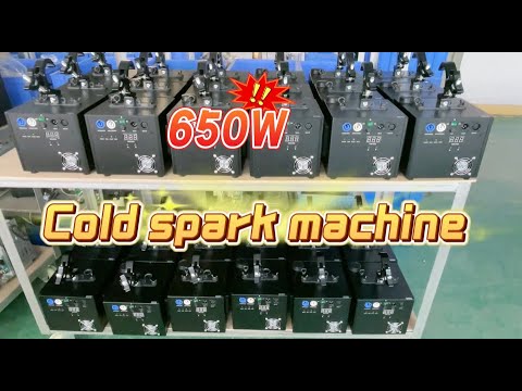 H20A 650W waterfall cold spark machine, fountain 1-5 meters, 10-15 ...