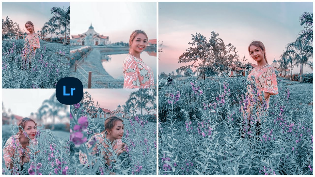 រៀន កែរូបភាព Light blue / how to edit photo Light blue new Preset ...