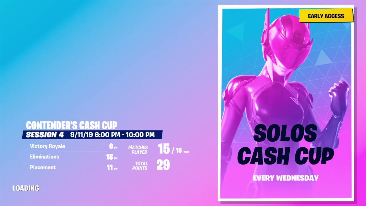 Fortnite gameplay|Solo Contender Cash Cup Tournament |Psyxho.Gaming ...