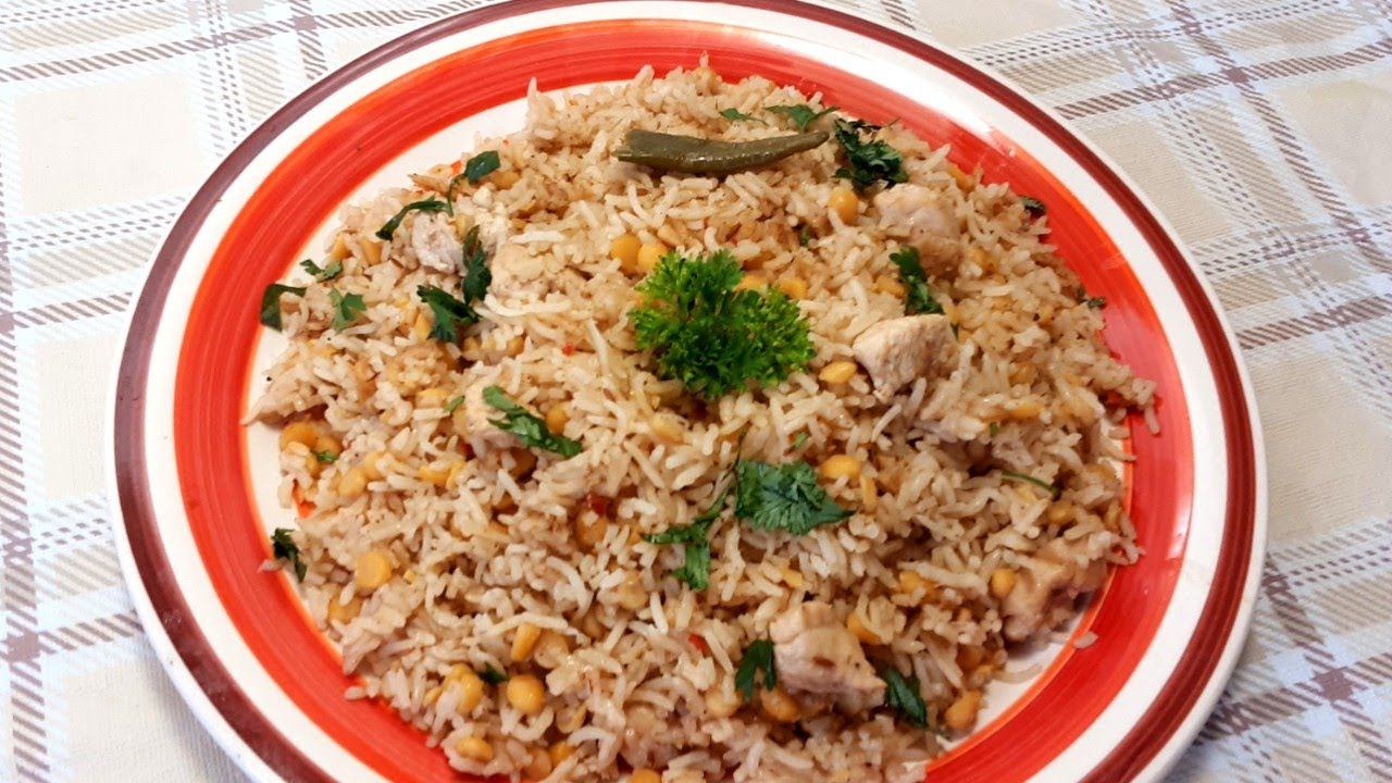 Chana daal Chawal |Split chickpeas rice recipe 😋 - YouTube