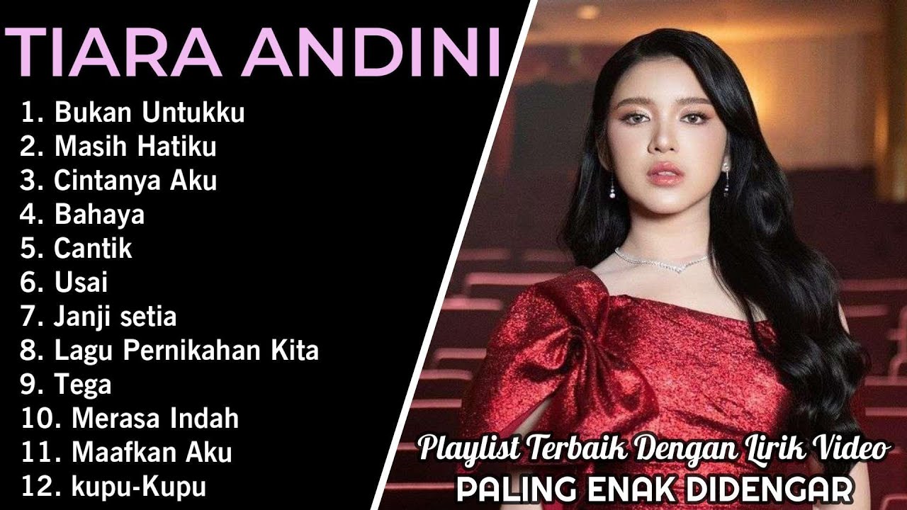 TIARA ANDINI FULL ALBUM | PLAYLIST TERBARU 2025 - YouTube Music