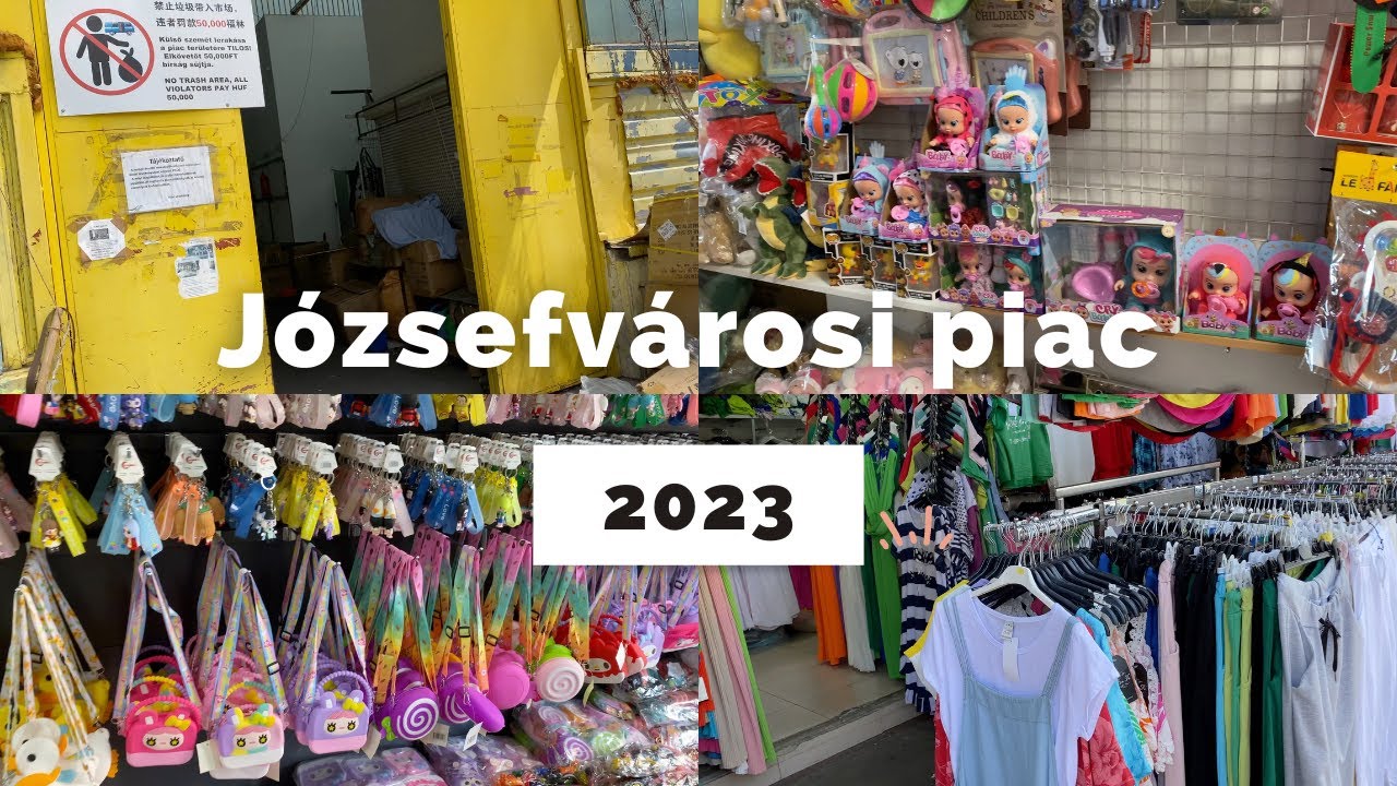 Józsefvárosi piac 2023 - nézzünk körbe 🤩 - YouTube