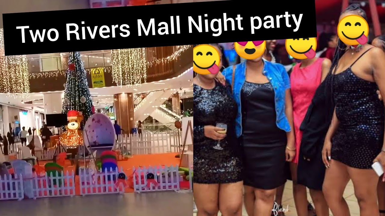 Two Rivers Mall Night party & X-mas decorations. Nairobi night life ...