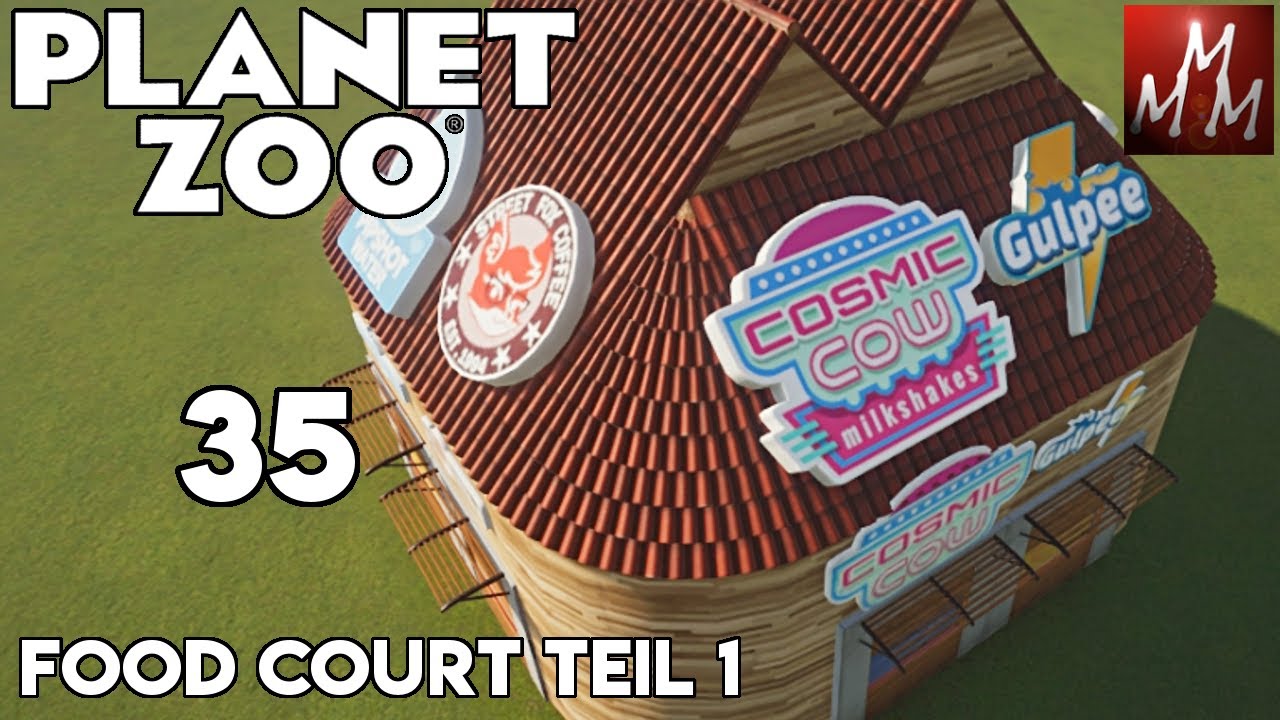 Planet Zoo 35 • Wir bauen einen Food Court • Let's Play • Franchise ...