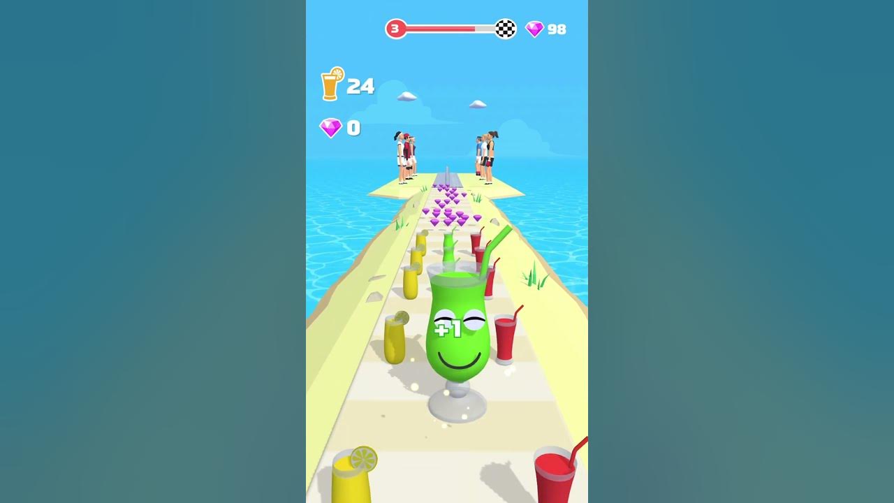 Juice Run | Android/iOS Gameplay | Relaxing Mobile Game | Level 3 #shorts - YouTube