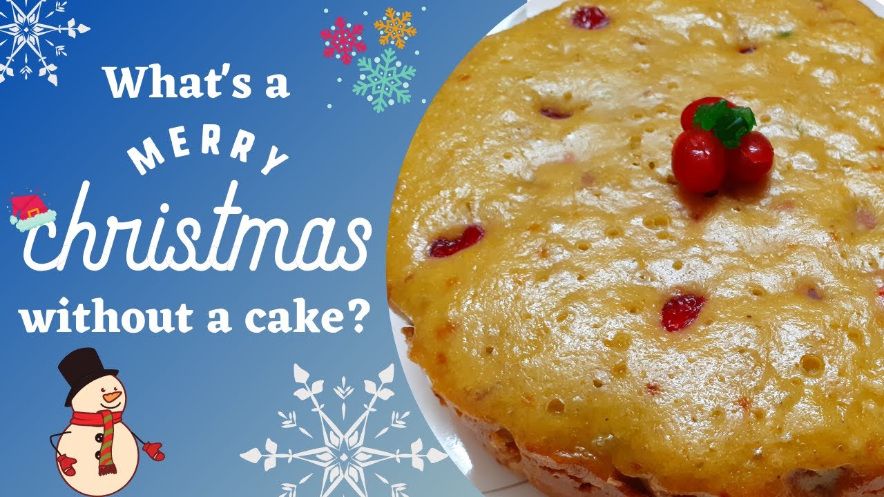 Christmas Special Dry Cake | Christmas Cake Without Oven | Home-made ...