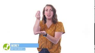 Sign Language Cash Money ASL Sign For Money YouTube