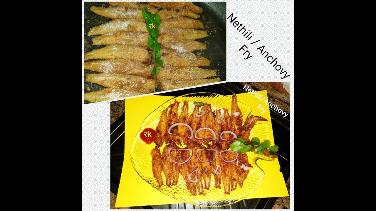 Nethili Fry /Anchovy Fry/ Coconut oil delicacy/Unique way of flipping ...