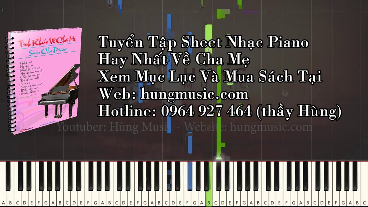 Gánh Mẹ Piano - Gánh Mẹ Tutorial - Hùng Music - YouTube