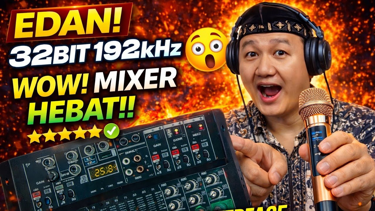 Kupas Tuntas & Tutorial Karaoke🔥Bomge Mixer 06U & Audio Interface Bomge ...