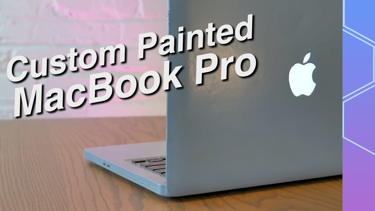 We made a custom ‘Space Grey' MacBook Pro! It was... interesting - YouTube