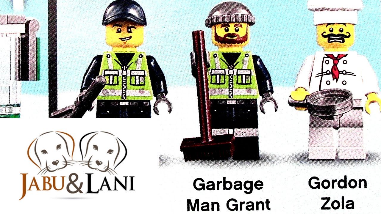 Ep 2 LEGO The Movie Trash Chomper Toy With Gordon Zola Garbage Man Dan ...